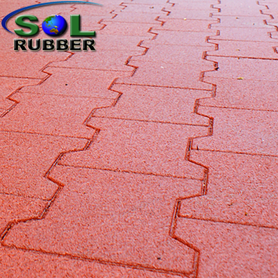 Interlocking Outdoor Patio Recycled Rubber Flooring Pavers - Buy ...