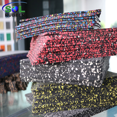 SOL RUBBER EPDM gym rubber flooring roll EPDM particles mixed - Buy ...